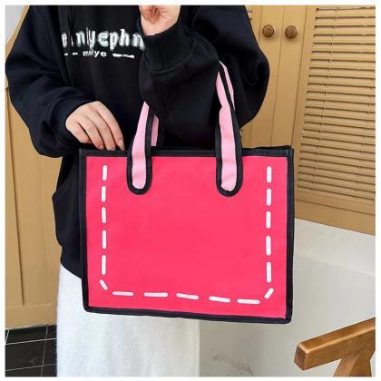 Colorful Cartoon-inspired Tote Bags For Everyday Use on Luulla