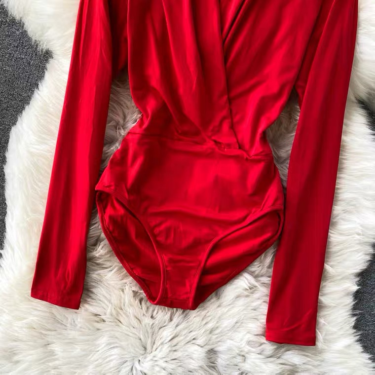 Fashionable Versatile Onesies, Autumn And Winter Versatile Long Sleeve ...