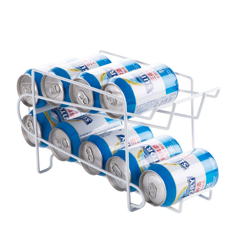 White Cans Storage Holders Racks Beverage Soda Coke Beer Can Dispenser ...