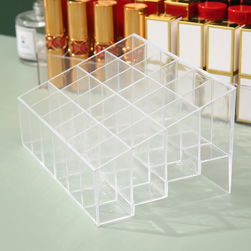 24 Grid Lipstick Holder Acrylic Cosmetics Storage Box on Luulla