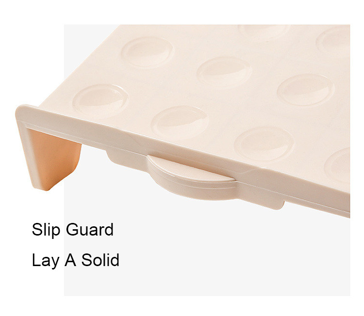 Household Storage Shoe Rack Double And Single Shoe Holder Plastic ...