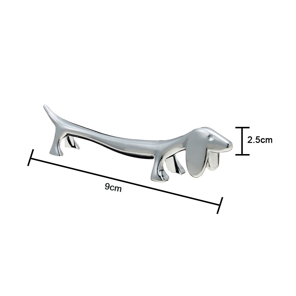 Stainless Steel Dachshund Dog Chopstick Holder Chopsticks Rest Spoon ...