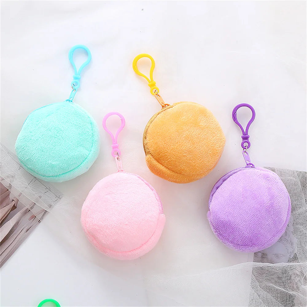 Plush Mini Coin Purse Keychain 9 Colors on Luulla