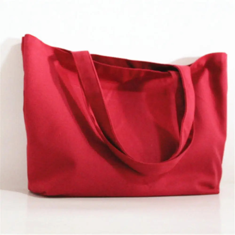 Colorful Cotton Canvas Reusable Tote Bags Collection on Luulla