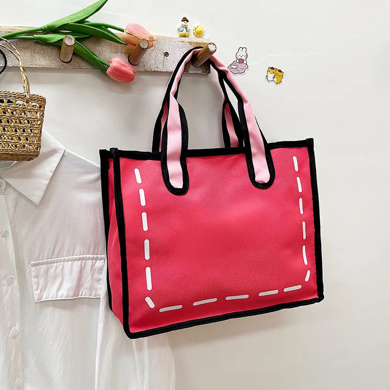 Colorful Cartoon-inspired Tote Bags For Everyday Use on Luulla
