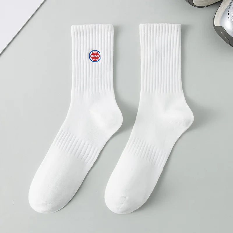 Colorful Cotton Socks With Fun Embroidery Designs on Luulla