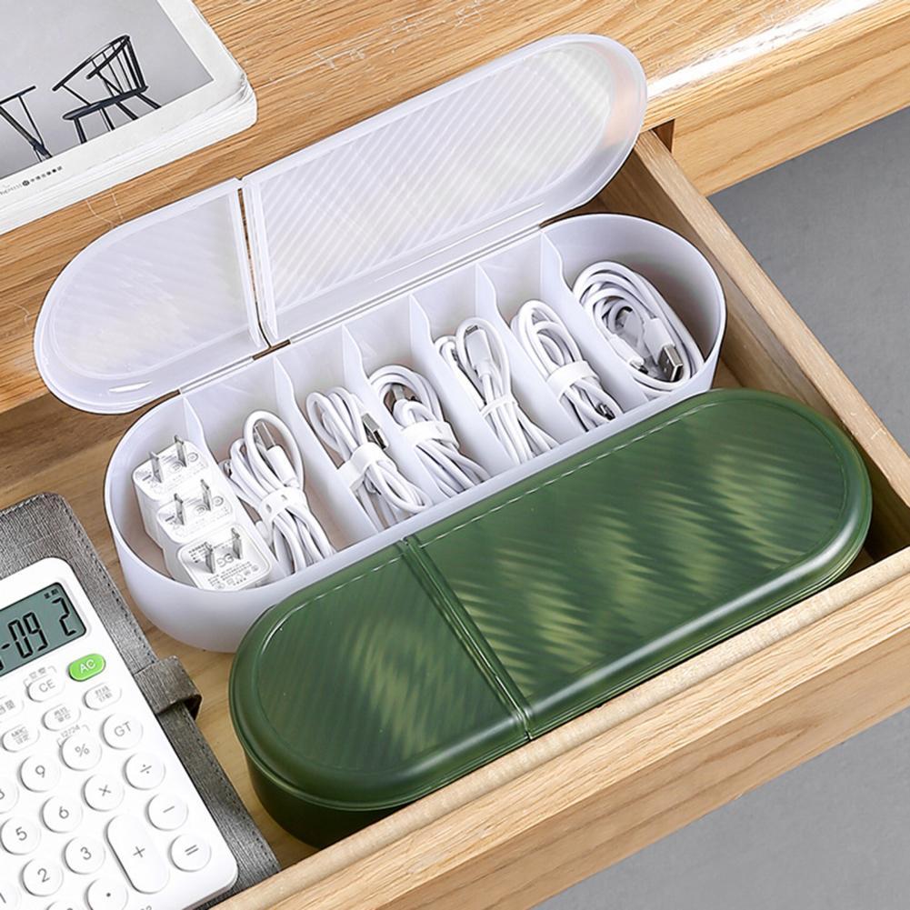 Cable Storage Box Large Capacity 7 Grids on Luulla