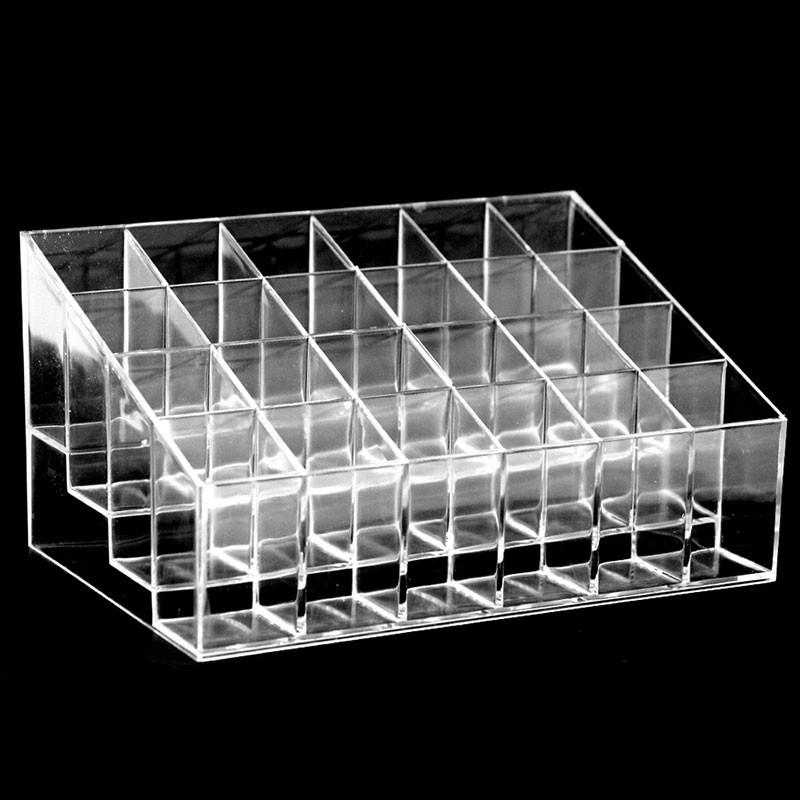 24 Grid Lipstick Holder Acrylic Cosmetics Storage Box on Luulla
