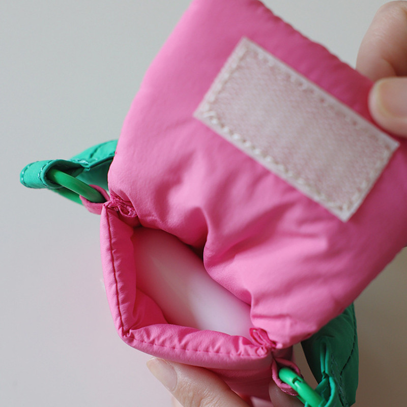 Candy Color Wireless Headphone Storage Bag Mini Cute Earphone Organizer ...