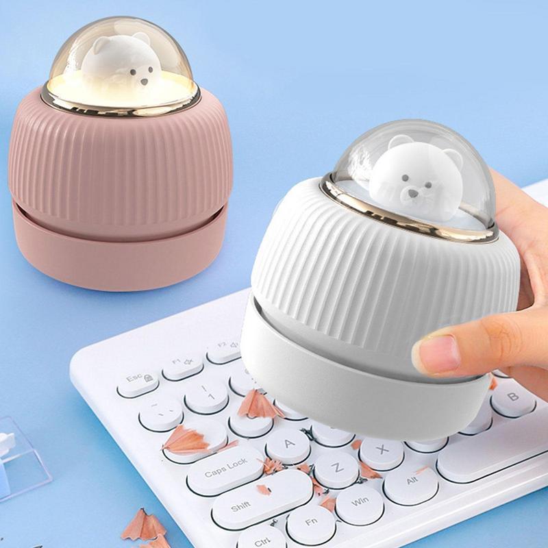 Desktop Vacuum Cleaner Car Vacuum Cleaner Mini Desk Dust Sweeper on Luulla