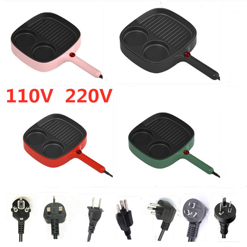 Electric Mini Steak Machine Aluminum Nonstick Breakfast Maker Frying ...