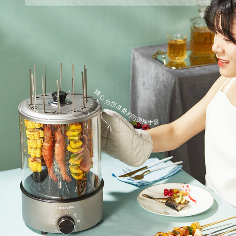Home Timing Electric Barbecue Mutton Kebab Self-service Barbecue ...