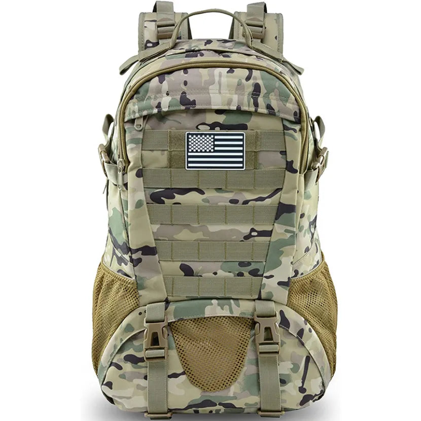 Tactical Camouflage Military Backpack With Molle System on Luulla