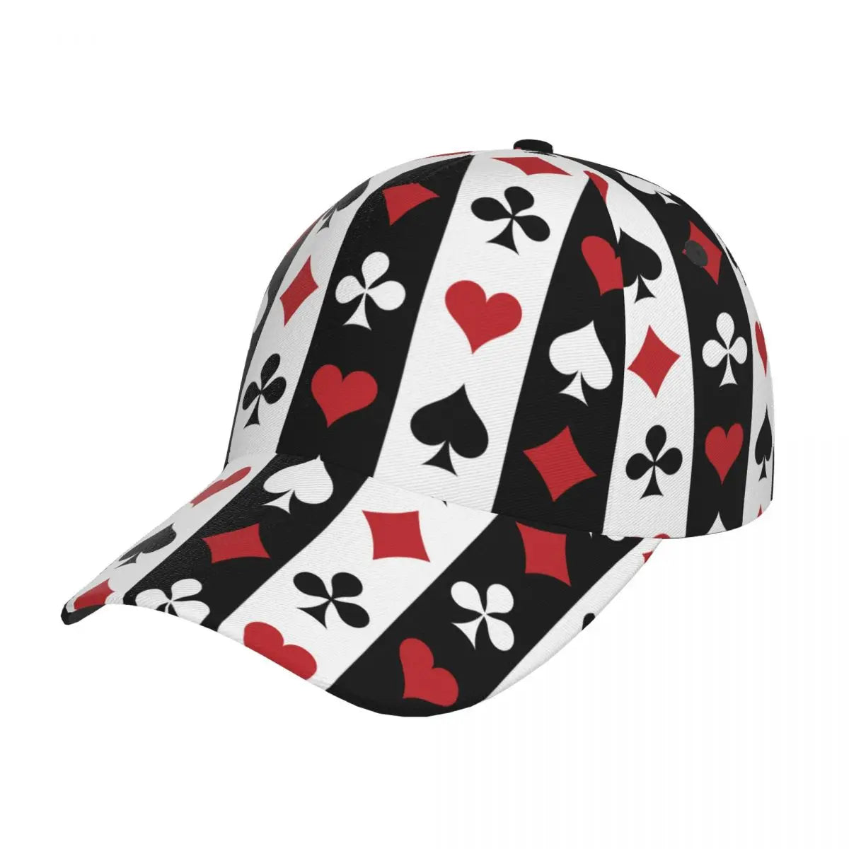Stylish Playing Cards Pattern Baseball Cap on Luulla
