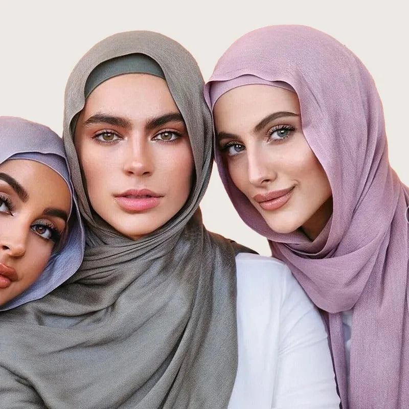Elegant Lightweight Breathable Soft Hijabs For Women on Luulla