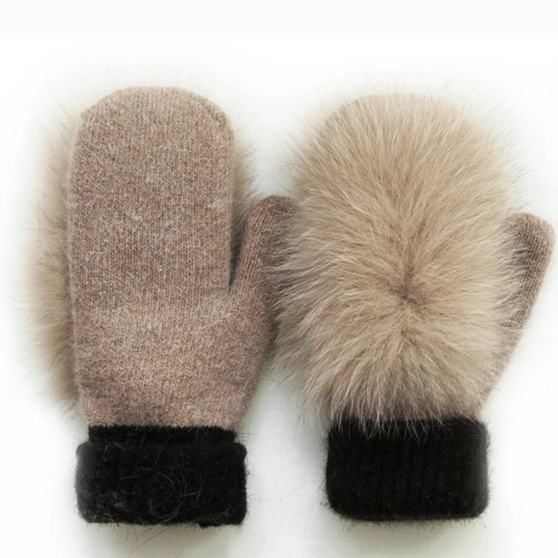 Cozy Fluffy Winter Mittens For Women on Luulla
