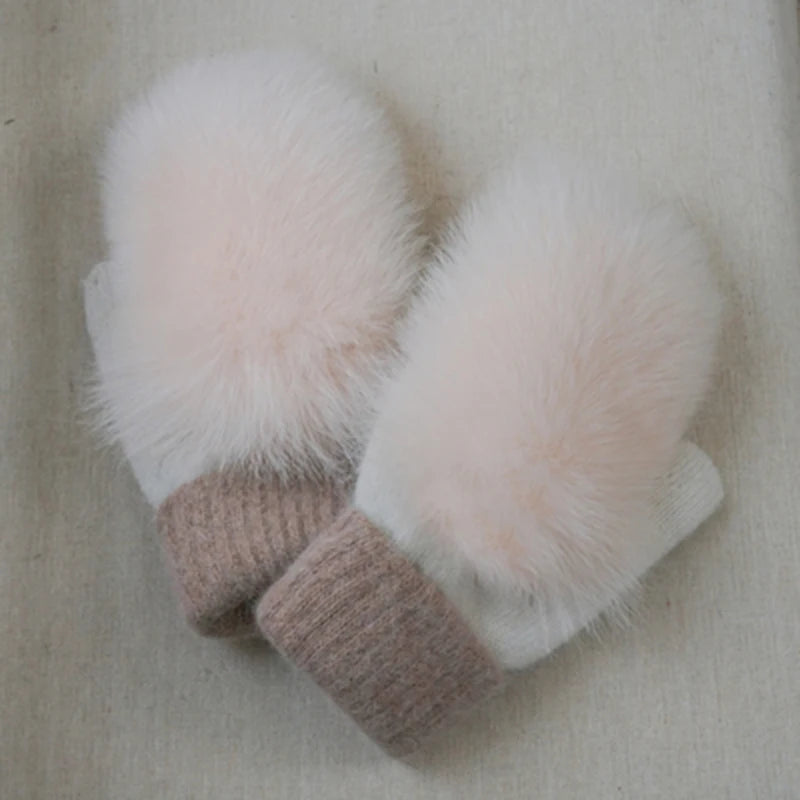 Cozy Fluffy Winter Mittens For Women on Luulla