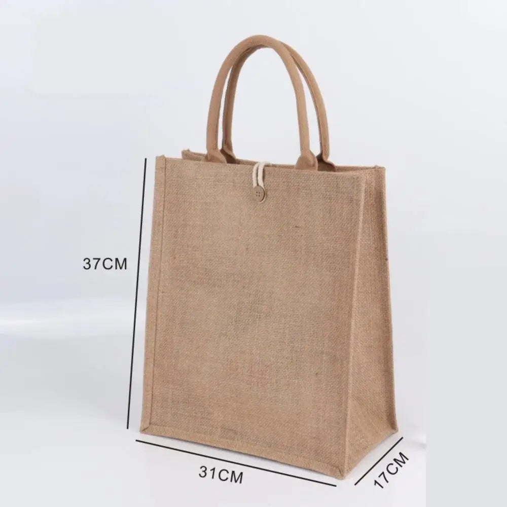 Eco-friendly Reusable Jute Tote Bags Set on Luulla