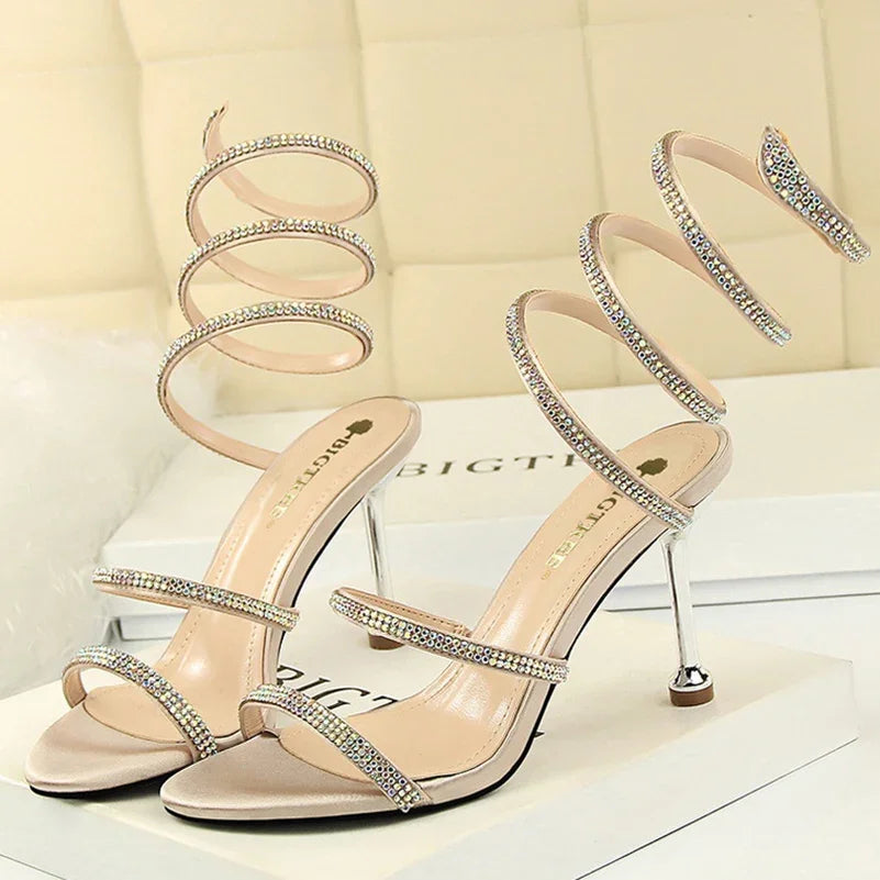 Inspiring High Heels With Rhinestones Images